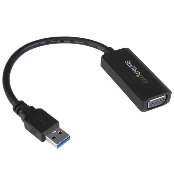 USB 3.0 A(オス) - VGA 高密度D-Sub15ピン (メス) 1920x1200(USB 3.0の場合)