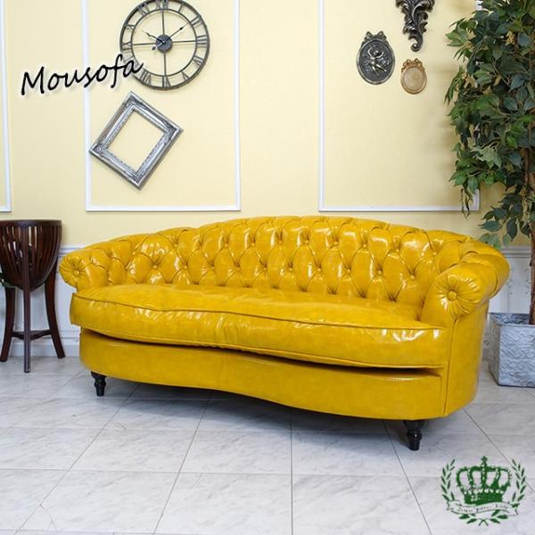 品名ソファ品番nm3p69kサイズW 178cm x D 85cm x H 72（座まで47）cm シートサイズ　W 140cm x D 60cmコメント女性なら、思わず一目ぼれしてしまうこだわりがたくさんチェスターフィールドソファ♪曲線美...