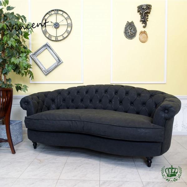 品名ソファ品番nm3p71kサイズW 178cm x D 85cm x H 72（座まで47）cm シートサイズ　W 140cm x D 60cmコメント女性なら、思わず一目ぼれしてしまうこだわりがたくさんチェスターフィールドソファ♪曲線美...