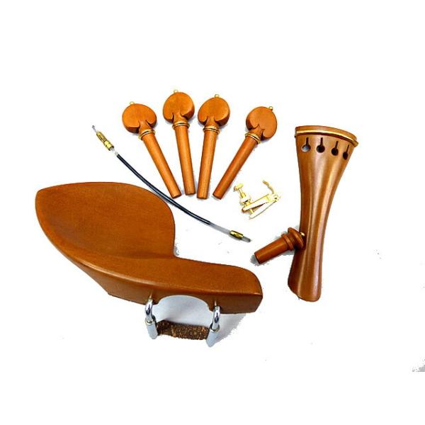Violin Fitting SetBoxwood Gold  1/2