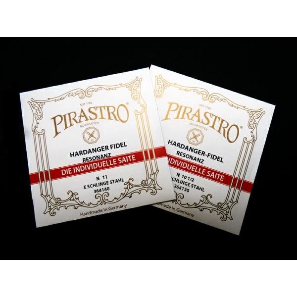 Resonance弦set Pirastoro Hardanger FiddleE-Steel N 10 1/2 (0.20mm)E-Steel N 11 (0.22mm)各２本：計４本セット