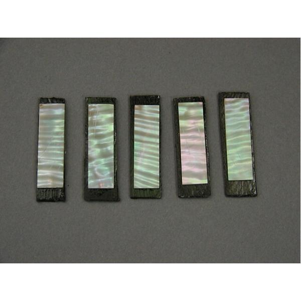 Fine Abalone Ebony Lined Violin Bow Slide特価 上質アバロニ エボニー台座＊貝の模様は個体差がありますので、 ご了承ください。