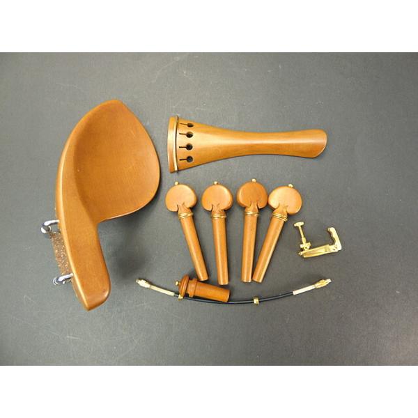 Violin Fitting SetBoxwood Gold  3/4