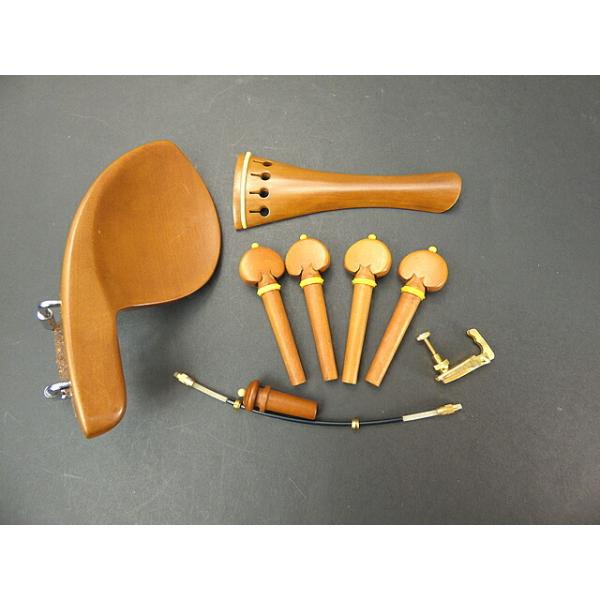 Violin Fitting SetBoxwood yello  1/4