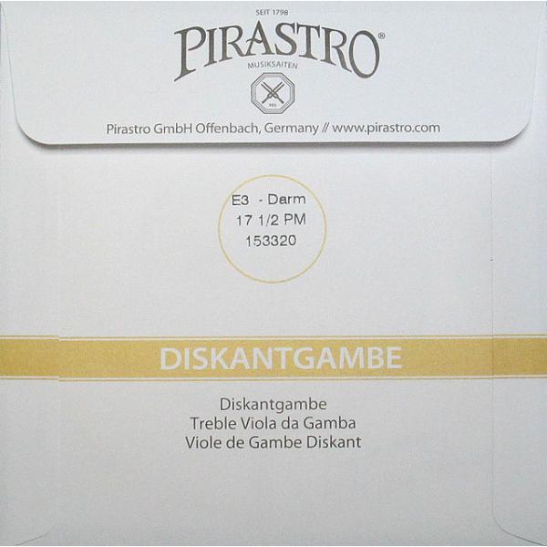 ディスカントガンバ弦 E3 (トレブル ヴィオラ ダ ガンバ) DISKANT GAMBE(Treble Viola da Gambe) E3