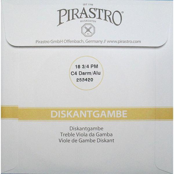 ディスカントガンバ弦 C4 (トレブル ヴィオラ ダ ガンバ) DISKANT GAMBE(Treble Viola da Gambe) C4