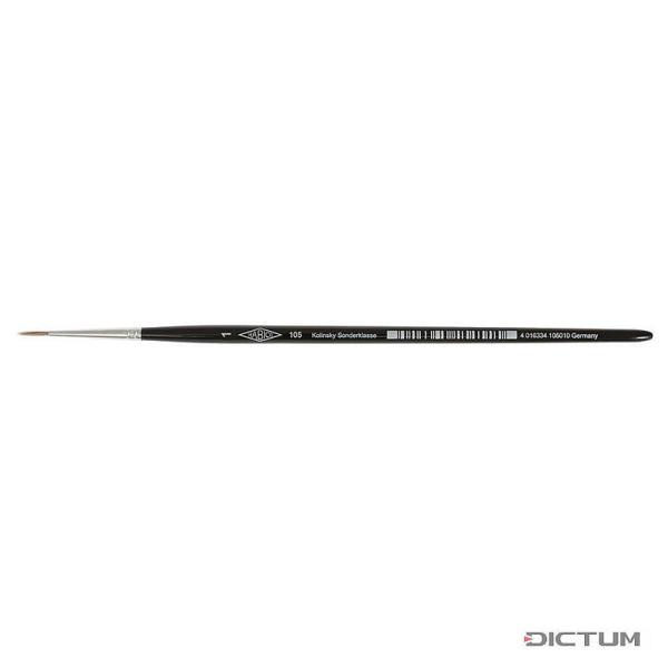 リタッチ用 超極細筆　耐性を持たせた合成テン毛。ニスを選ばず リタッチに最適。仕様#0 ： 0.8mm(706211)#1 ： 1.0mm(706213)#2 ： 1.6mm(706214)#3 ： 1.8mm(706227)#4 ： 2....