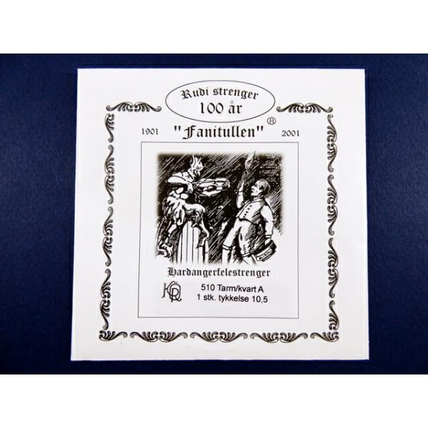 Rudi A-string Hardanger Fiddle弦 "Fanitullen" Hardanger felestrenger