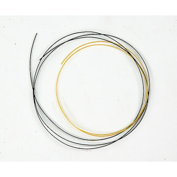 English Whalebone Imitation Windingblack &amp; blond 1p set　Imported from Germany弓ラッピング用 人口鯨 セット