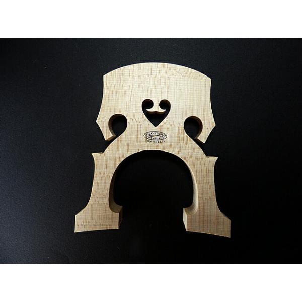 フレンチ型 チェロ駒 ミロスタム スタンダード 4/4「未加工品」ですので、楽器に合わせて加工が必要です。