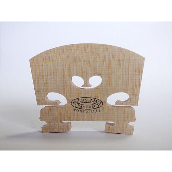 MILO STAMM Standard Violin bridgeミロスタム バイオリン駒 スタンダードタイプ「未加工品」ですので、楽器に合わせて加工が必要です。