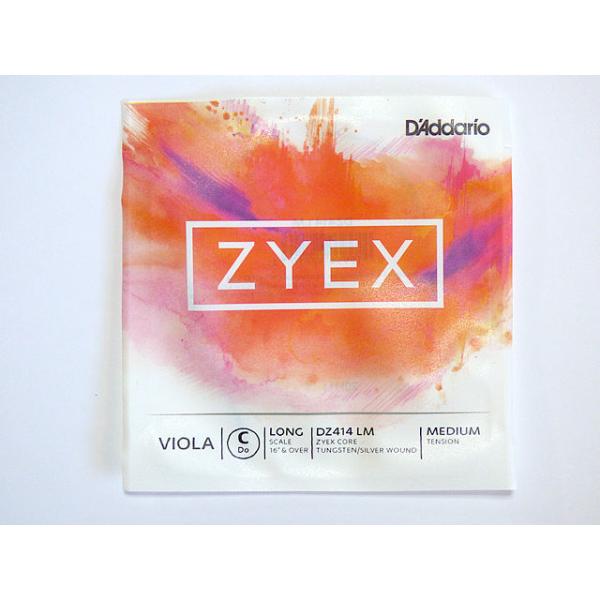 ビオラ弦 ダダリオ「ザイエックス」Ｃ線 Medium Tension/Long Scale D'Addario Zyex DZ414LM