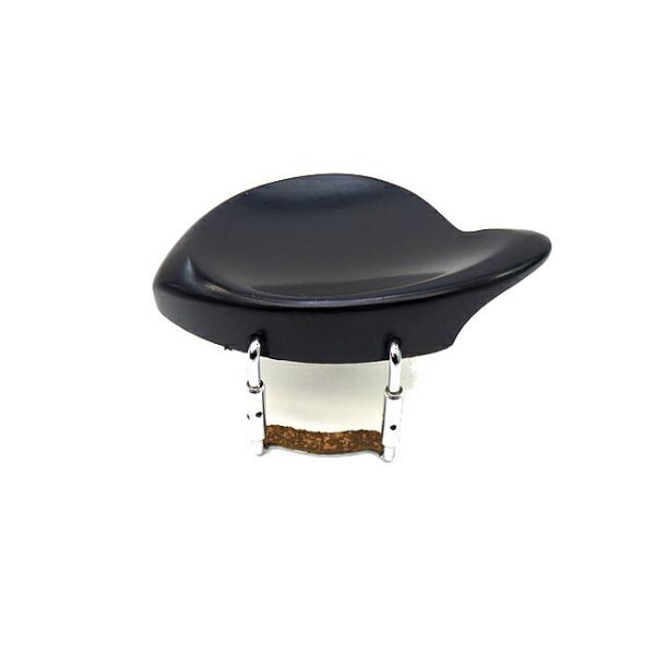 Stuber/Regular chrome Bracket Violin Chinrest Ebony バイオリンあご当 エボニー