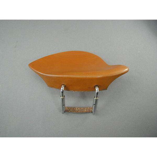 Violin Chinrest Boxwood Morawetz Regular Chrome Bracket Made in Indiaインド産最高級 ボックスウッド材使用。