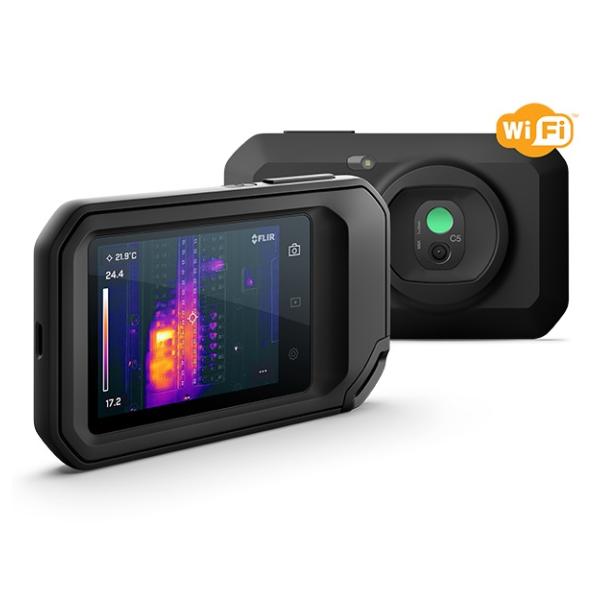 進化を続けるコンパクトサーモグラフィカメラ！FLIR C5はFLIRC2/C3からフルモデルチェンジ。頑丈さと携帯性はそのままに解像度や稼働時間など基本性能を大幅に向上。またクラウドに対応したインターフェースにより、計測後のデータ管理にかか...
