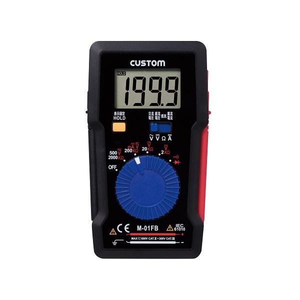 簡単操作なデジタルマルチメータ。テストリードを巻き付けて収納可能●携帯に便利なソフトケース付き。●接触不良の起こりにくい金メッキテストリード採用。CATIII対応&amp;先端19mmで使いやすい。●導通チェックブザー、LED機能付き。