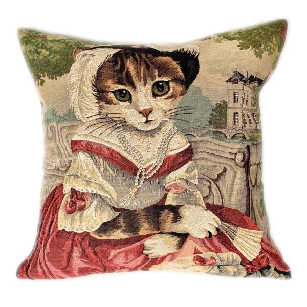 [商品説明]Metrax-Craye　ゴブラン織りクッションカバー。※こちらの商品はカバーのみの販売となります。中身のクッションは付属いたしません。[サイズ]約48cm×48cm[生産国]ベルギー