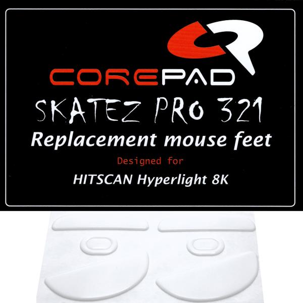 【商品】Corepad Skatez PRO HITSCAN Hyperlight 8K Wireless【対応マウス】HITSCAN Hyperlight 8K Wireless【仕様・特徴】◆国内正規品◆厚さ:0.75mm◆ゲーミングに...