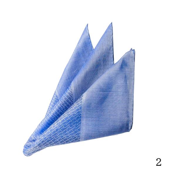 ポケットチーフ ブランド ZILLI ジリー コットン 綿 シンプル 結婚式 パーティー 二次会 披露宴 メンズ ドレス 紳士服 高級滑らかな手触りと美しい光沢が目を引くコットンのチーフでございます。