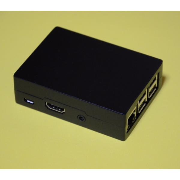 Raspberry Pi model 2B/3B用の金属ケース（アルミ製）です。（PWR/ACT LED確認用の穴はございません。LED確認用の穴が必須の方には、商品コード：RPICASAL1B3、RPICASAL1S3の方をお薦めします。...