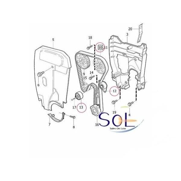VOLVO ボルボ XC90 XC70 V70 V70 V40 タイミングベルトキット+WP+ベルト+テンショナー 6点セット ...