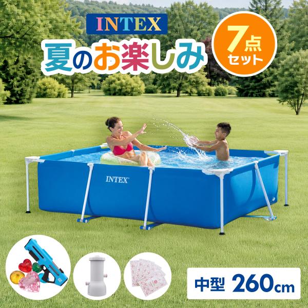 ●商品状態新品・未使用品●商品説明【ご家族での夏のレジャーに最適！便利な7点セットセットで快適なプール時間を！】快適性・安全性・利便性にこだわった7点セットを厳選。家族の思い出作りに、友人との楽しいひとときに。この夏、ご自宅の庭をプライベー...