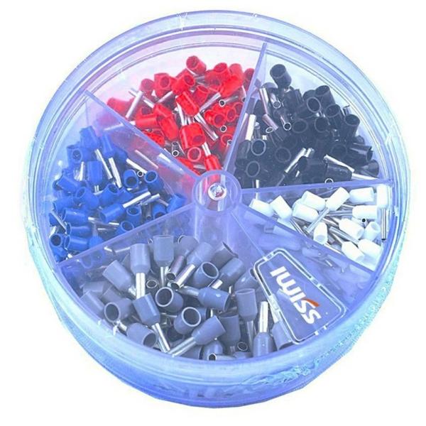 ブランド IWISS アイウィス商品詳細 絶縁付棒端子 フェルール端子 のセット商品仕様：AWG22~14 (0.5sq〜2.5sq)規格：DIN46228内容：AWG22(0.5sq)x50本、AWG20(0.75sq)x100本、AWG...