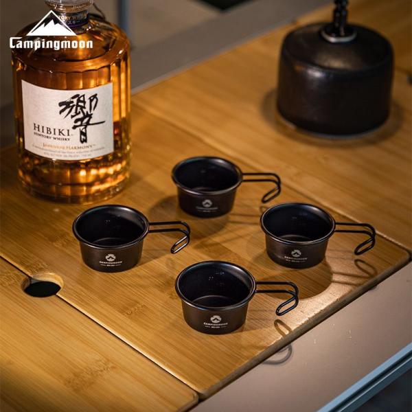 型番 BKS-050-4Pセット内容 ベビーシェラ 黒 4点セットサイズ 約φ62×95×30(高さ)mm重量 約34g/点容量 約60ml/点素材 18 "8ステンレスカラー ブラックブランド　キャンピングムーン CAMPINGMOON特...