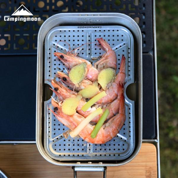 ブランド キャンピングムーン CAMPINGMOON型番 2013-W（ラージ）概要 メスティン用底網・インナーネット　MesTin INNER NETメスティンサイズのインナーネットですメスティン に深さ1cmほど水を入れ、本製品の上に食...