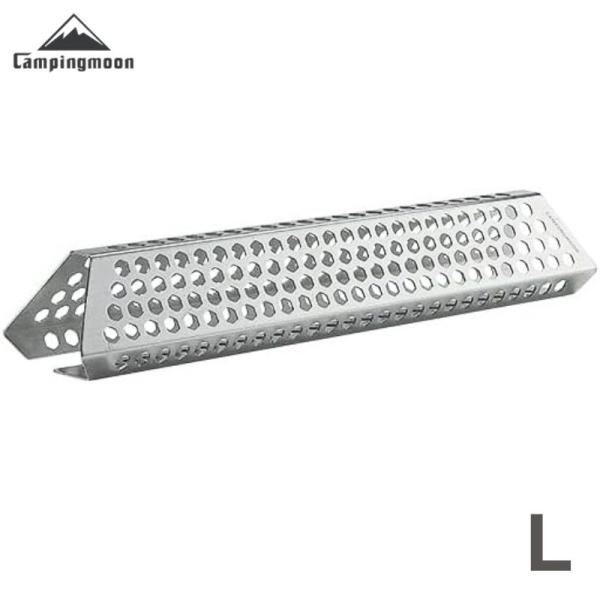 ブランド キャンピングムーン CAMPING MOON商品名 メタル薪 火起こし補助 L（焚き火台アクセサリー）型番 A4-CL製品概要 薪の間に空気の通り道を作って燃焼効率アップ！ 焚き火台ソロに合うSサイズ4面通気穴で酸素供給 → 燃焼...