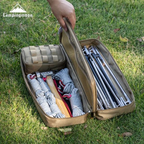 ブランド キャンピングムーン（CAMPING MOON）型番BG-15/BK-15/BG-40/BK-40概要【ツールポーチ】ウェビングにポーチの背面ストラップを差し込みポーチ類を取り付ける事ができます。モールシステムを利用して同シリーズの...