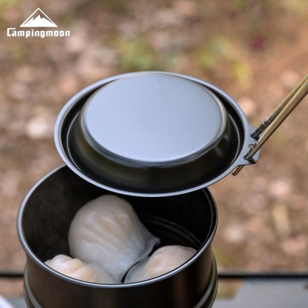 ブランド キャンピングムーン CAMPING MOON品名 シェラカップリッド 深型型番 BKS-SDカラー ブラック 黒 BLACKサイズ 直径12cm、長さ13cm（取っ手含む）、厚み2mm重量 約84g材質 18 "8ステンレス（SU...