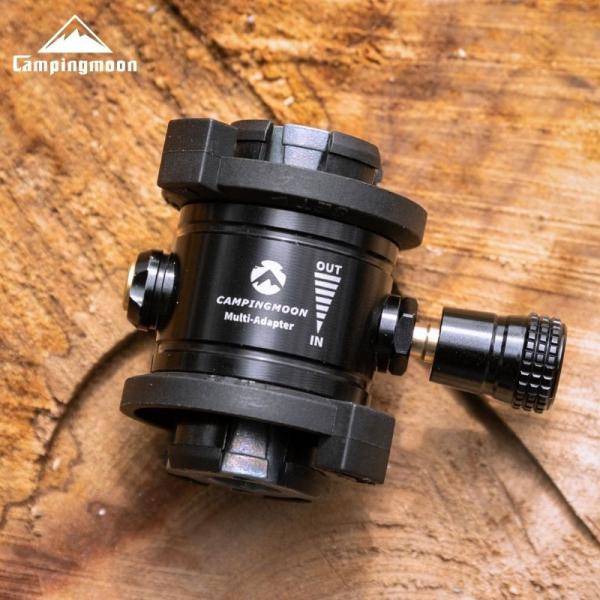 ブランド CAMPINGMOON　キャンピングムーン品名 CB缶口金マルチバルブアダプター（ベントバルブ装備タイプ）型番 BKZ15-CBカラー ブラック 黒 BLACK製品概要 CB缶金口 ｜ マルチアダプターこのアダプターは、CB缶から...