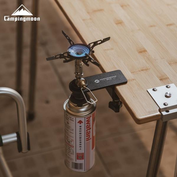 ブランド CAMPINGMOON　キャンピングムーン型番 BKZ18カラー ブラック 黒サイズ 120×43×76mm重さ 約163g材質 スーパーデュラルミン、ステンレス、銅、樹脂仕様 OD缶用テーブルクランプ概要クランプ型アダプター O...