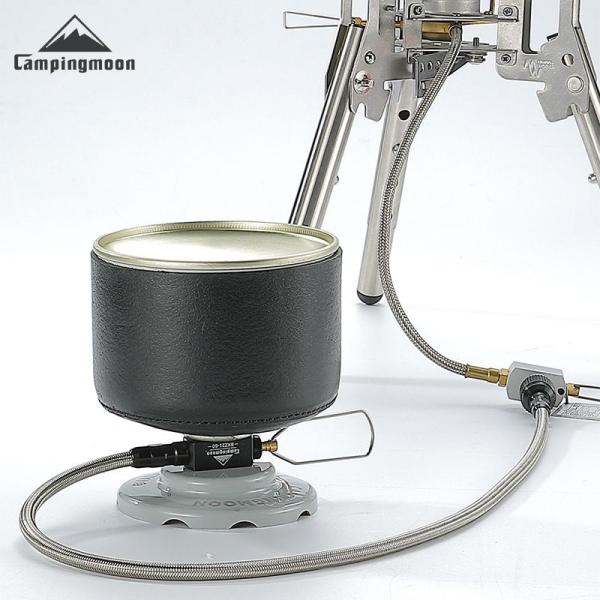 型番：BKZ21-60ブランド：キャンピングムーン CAMPINGMOON全長：60cm重さ : 約85g材質：ステンレス、ゴム、スーパーデュラルミン仕様：OD缶仕様ガスホースラインセット製品内容：ネジ式ホースライン（バルプ付き）、液出しス...