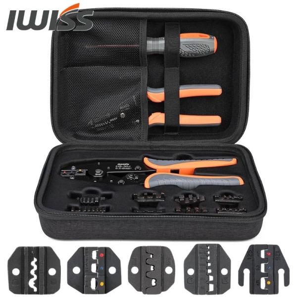 型番 EVA-30JLブランド アイウィス IWISS製品概要 防水・絶縁端子、ダイナミック端子・裸端子などに対応ダイス交換式マルチ圧着セットファストン端子、フェルール端子、裸端子など様々な端子に対応した、ケーブルの圧着やストリップの工具一...