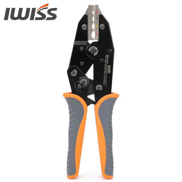 ブランド IWISS アイウィス型番 IWS-125C商品概要 ニチフ SB1816、SB1614、SB1210等の小型防水圧着スリープの圧着に防水型絶縁スリーブ圧着ペンチ IWS-125C圧着能力 CE1/CE2/CE5/CE8 (0.7...