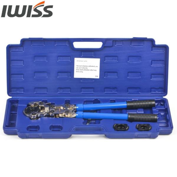 型番 IWS-1632AF概要 独 Viega ProPress （東洋フイツテング「プロプレス」）の用手動圧着機です。米 Elkhart, 独 Conex 火なし銅管継手にも使用可能。1/2インチ、3/4インチ、1インチの替え用ダイス付き...