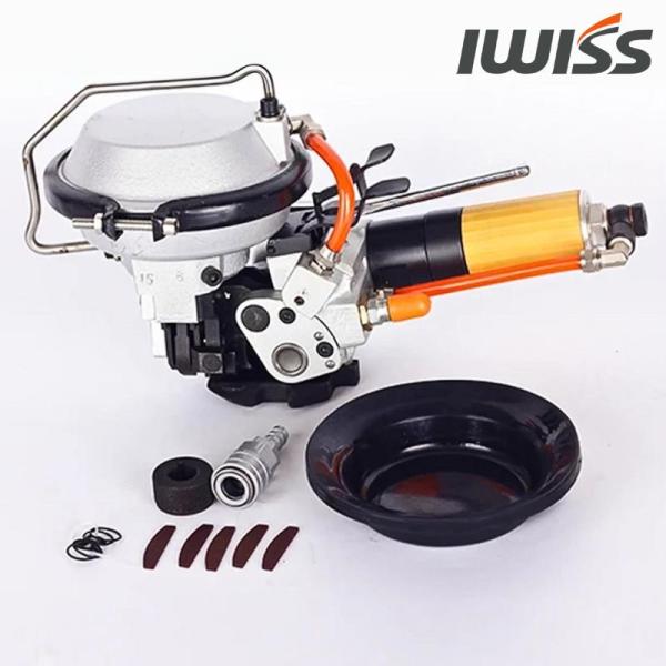 ブランド IWISS アイウィス型番 KZ-16概要 エアー式帯鉄用コンビネーション型結束機帯鉄用空圧式コンビネーションプッシャーツール結束方法 圧着バンド材質 帯鉄バンド幅 16mmバンド厚み 0.38-0.8mm引締速度 5.5m/mi...