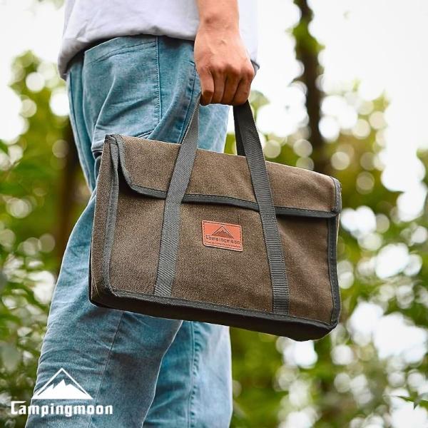 型番 MT-2-Bサイズ (約)幅35cm×縦20cm×厚み9cm重量 (約)50g素材 表面／綿100%裏面／ナイロン用途 キャンピングムーン社焚き火台MT-2用収納ケースLOGOS the ピラミッドTAKIBI M、焚き火陣幕B-66...