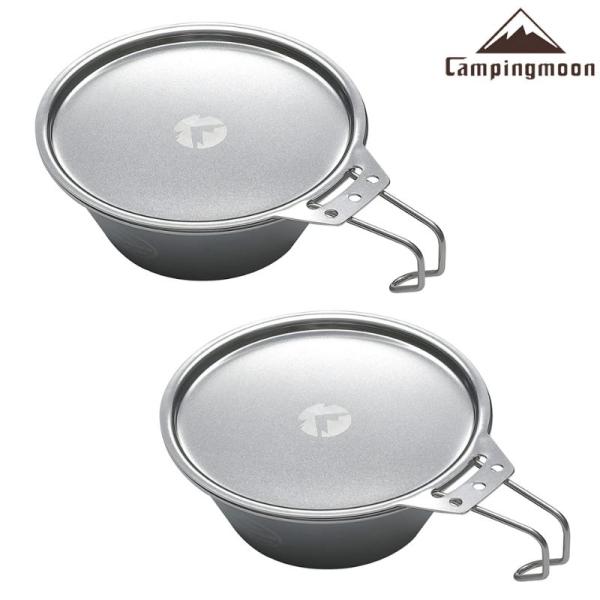 型番 S220+S-SG-2Pサイズ 約φ120×165×45（高さ）mm重量 約72g / 点満水容量 約310ml素材 18 "8ステンレス内容 シェラカップS-220 ×2点シェラリッドS-SG ×2点ブランド キャンピングムーン C...