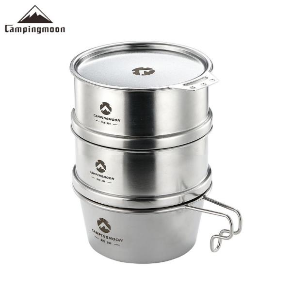 シェラカップに装着できるミニセイロ・中華まんやシュウマイなど、アウトドアでも気軽に本格的な蒸し料理を楽しめます・数段重ねて使用できるので、人数が多いときにも便利・ステンレス304の高品質素材、ほっこり木のせいろとは違ったスタイリッシュなデザ...