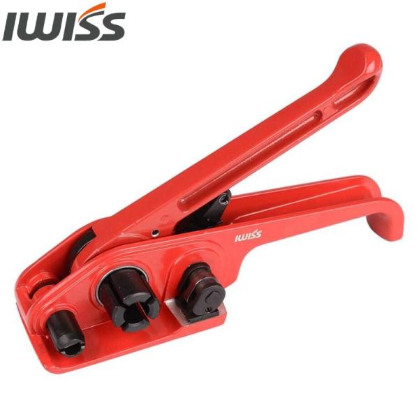 IWISS アイウィス商品名 P390型PP/エステルバンド用ドラム式引き締め機型番 SD-330-SL適合バンド ヘビーバンドやA級、B級PPバンド等の樹脂製バンドバンド幅 13-19mm以内バンド厚み 0.4-0.9mm以内重量 1.6...