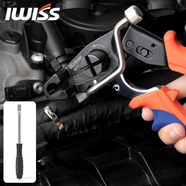 ブランド IWISS（アイウィス）型番 WCT329材質 ステンレス鋼, 金属材質概要 長尺、太幅タイプの結束バンドを適正な締め付け力で結束し、切断することができます作業者の経験や勘に頼っていた締付け力が均一になり、施工品質の安定化と確実な...