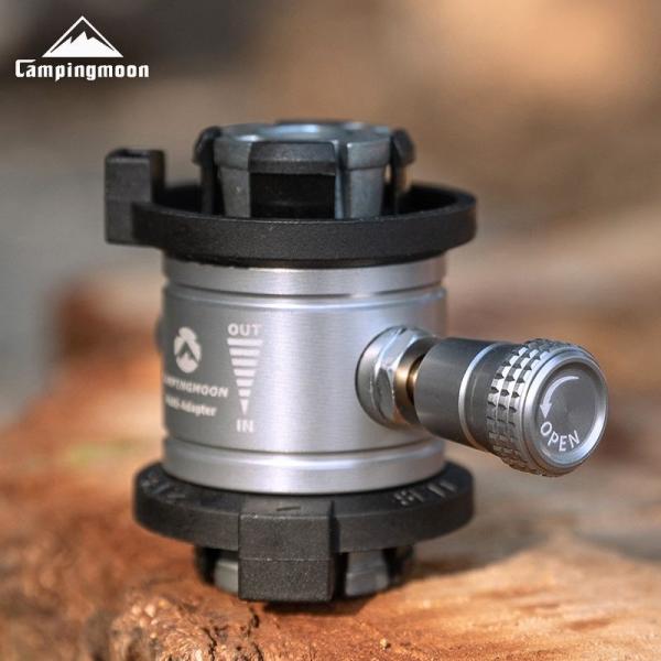 ブランド CAMPINGMOON　キャンピングムーン品名 CB缶口金マルチバルブアダプター（ベントバルブ装備タイプ）型番 Z15-CB製品概要 CB缶金口 ｜ マルチアダプター Z15-CBこのアダプターは、CB缶からガスキャンドルランタン...