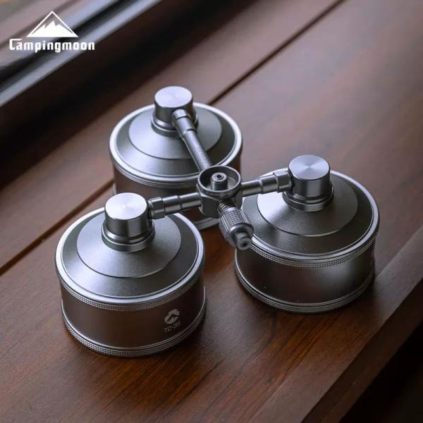 型番 Z32ブランド キャンピングムーン CAMPINGMOON寸法 約172 × 155 x 30mm重量 約200g材質 スーパージュラルミン（陽極酸化被膜処理）、ゴムパッキン、ステンレス、真鍮仕様 ねじ込み式、逆止弁付き【適応不良ガス...