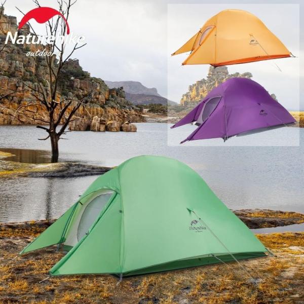 ブランド ネイチャーハイク Naturehikeカラー 自立式  Clould up2(アップグレード版)ライムグリーン、オレンジ、パープル人数 2人用重量 (約)2.05kgサイズ(約)展開時210x(125+120)x105cm(長さx...