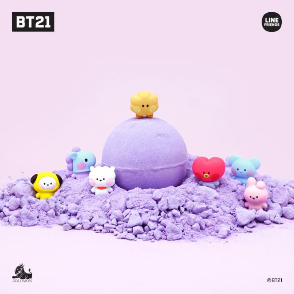 ●商品名：BT21 minini マスコットバスボール (全7種中ランダム)●キャラクター：KOYA, RJ, SHOOKY, MANG, CHIMMY, TATA, COOKY(Random)●製造国：中国●成分：炭酸水素Na, クエン酸...