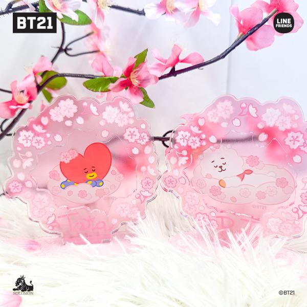●商品名：BT21 桜 アクリルスタンド<br>●キャラクター：KOYA RJ SHOOKY MANG CHIMMY TATA COOKY<br>●製造国：日本<br>●素材：アクリル<br>...