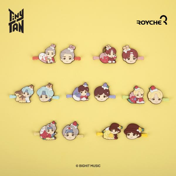【発売日：2022年02月09日】●商品名：TinyTAN Sweet time 前髪クリップ●キャラクター：RM, Jin, SUGA, j-hope, Jimin, V, Jung Kook●発売日： 2022/02/08●素材：ゴム、...